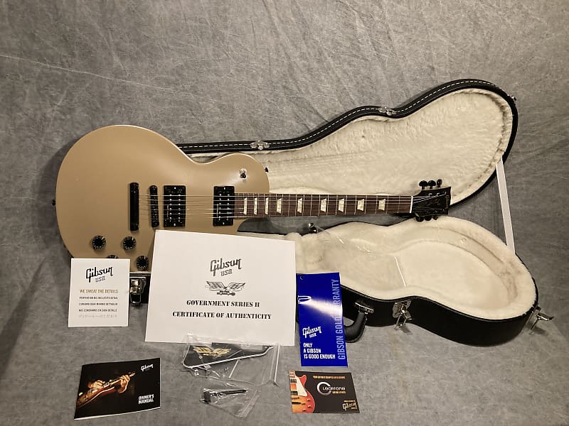 Gibson Government Series II Les Paul 2013 - Tan | Reverb UK