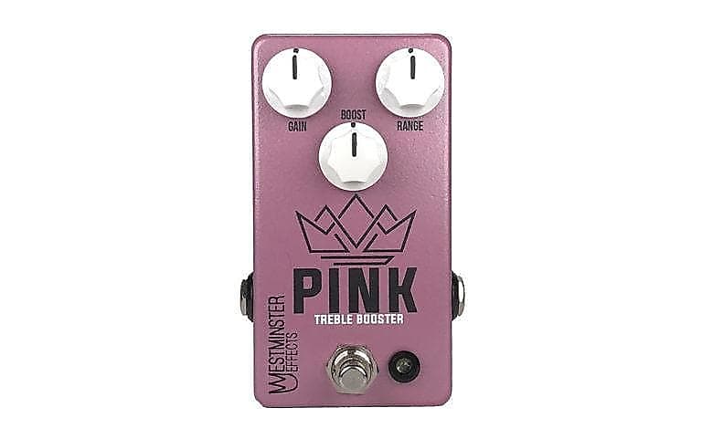 Westminster Effects Pink Treble Booster Pedal | Reverb