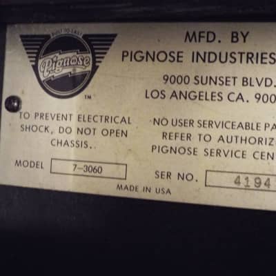 Pignose 60R Studio Reverb /12" Speaker Combo Vintage Era | Reverb