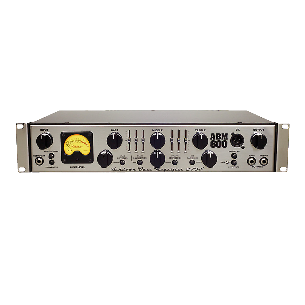 Ashdown ABM 600RC EVO VI 600W Rackmount Bass Head | Reverb España