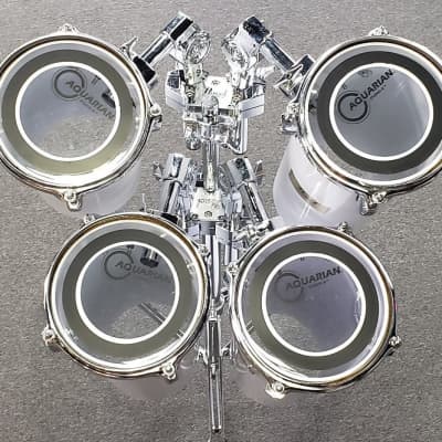 Pearl 6" Aluminum Shell Octobans (Set of 4) in Gloss White | Reverb