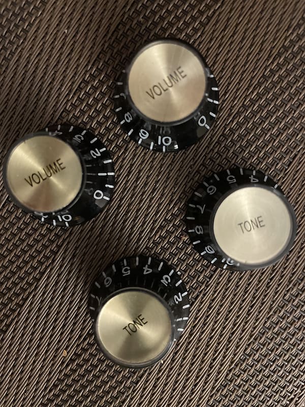 Gibson Top hat knobs 2020 - Gold/black | Reverb