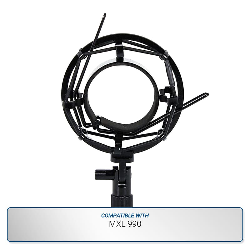MXL Black Shock Mount compatible with MXL 990 Microphone | Reverb