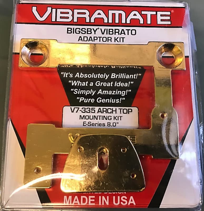 Vibramate V7-335E (8.0) GOLD Bolt On Adapter fits B7 to mount | Reverb