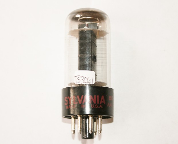 Sylvania USA 6W6GT Black Plate Top O Getter Vacuum Tube 6W6 | Reverb