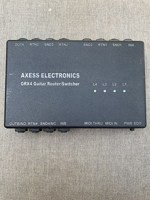 Axess Electronics GRX4 STEREO Guitar Router/Switcher | Reverb