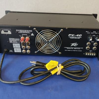 Vintage Peavey PV 4C Professional Stereo Power Amplifier 200W | Reverb