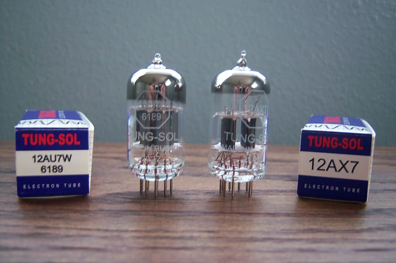 Tung-Sol 12AU7W 6189 and Tung-sol 12AX7 Tube Set | Reverb