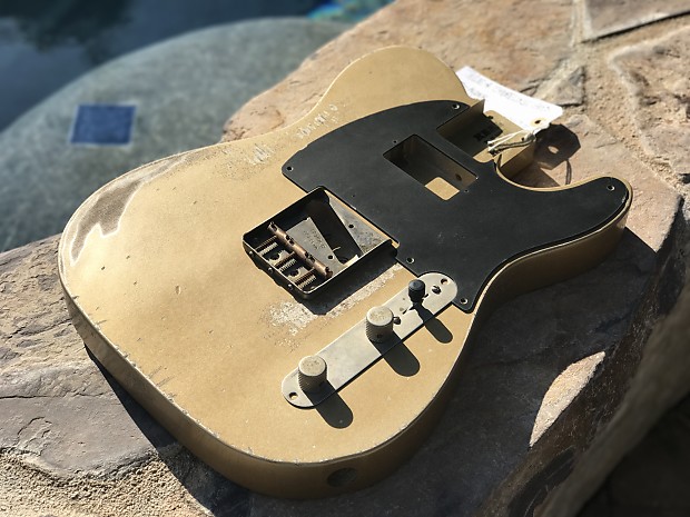 Real Life Relics Tele Telecaster Body Neck Humbucker Route | Reverb