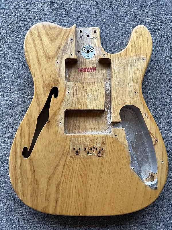 Fender Telecaster Thinline body 1972 - Original natural | Reverb