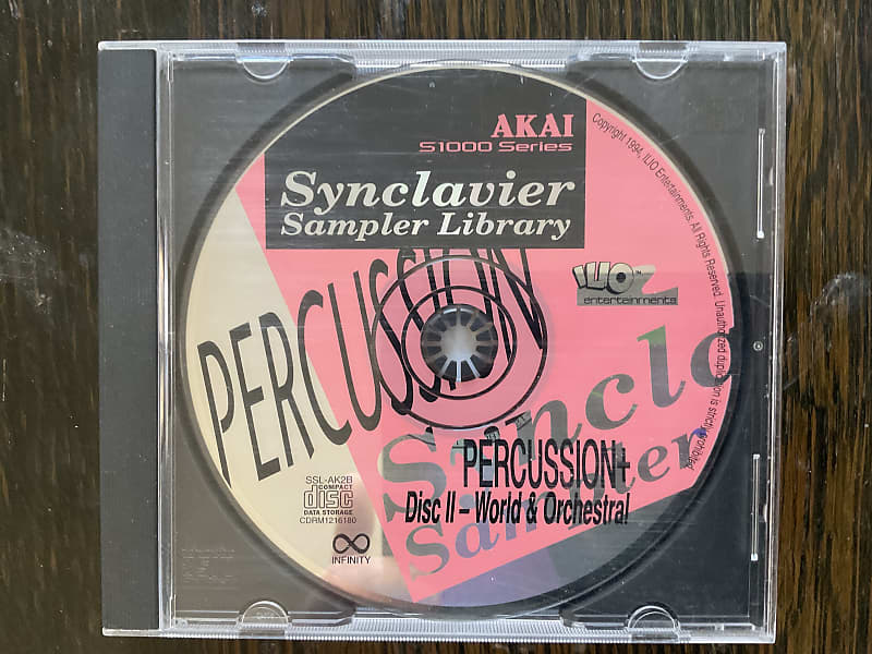 Ilio SSL-AK2B Synclavier Sampler Library Percussion+ Disc II | Reverb