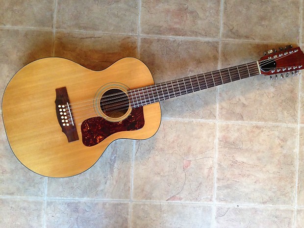 Vintage 1974 F-212 Guild 12 string acoustic guitar & orig | Reverb