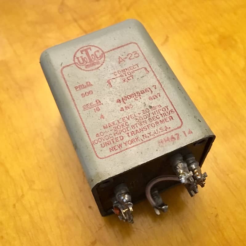 UTC A-23 audio output/ interstage transformer original | Reverb
