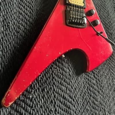 Hamer Scarab II Kahler 1984 - Red | Reverb