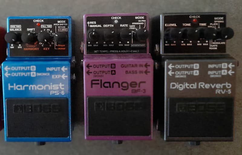 BOSS-Reverb_Flanger_Harmonist 2010-2020 | Reverb