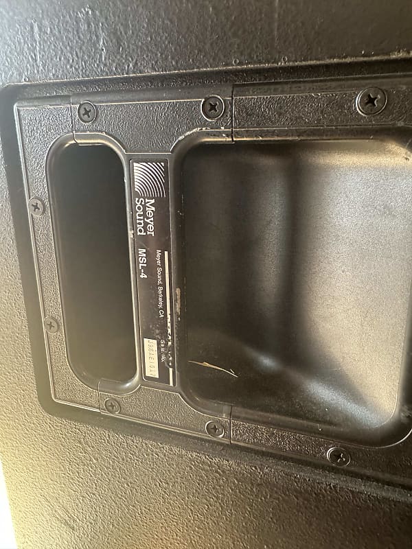 Meyer Sound MSL-4 - Black (2 pieces) | Reverb