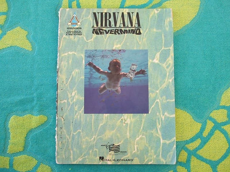 Nirvana NEVERMIND Tab Tablature Book Songbook G condition | Reverb