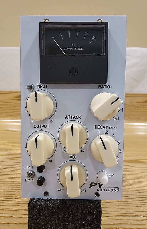 Pynamic 500 Series Compressor Limiter Dual-Slot Module - PYE | Reverb