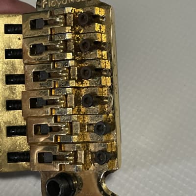 2000's Original Made in Germany Gold Floyd Rose Guitar | Reverb
