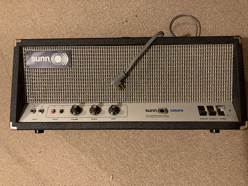 Sunn Sonaro Head 1960s - Black | Reverb