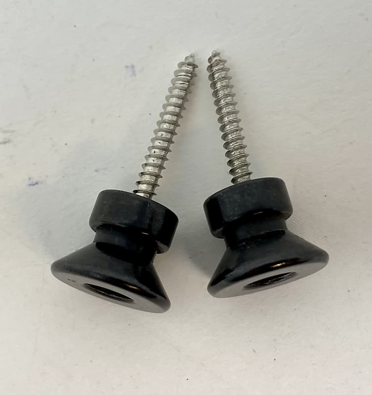 Heavy Duty Guitar or Bass Strap Buttons - All Electrics 22099 | Reverb