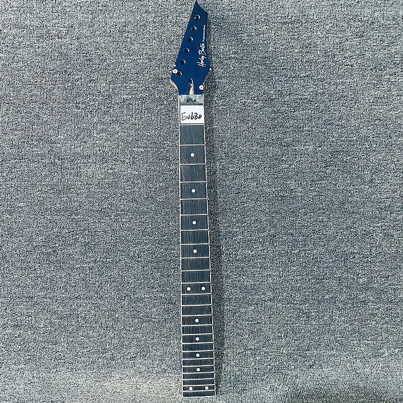 Harley Benton Blue Maple Wood Guitar Neck, 24 Frets | Reverb UK