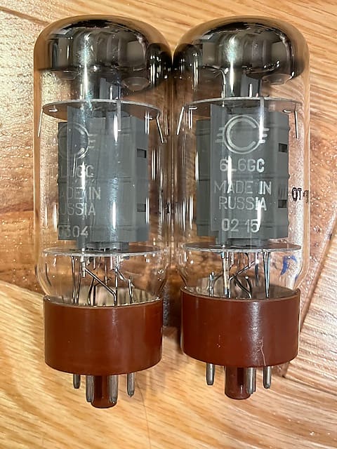 SED Winged C 6L6GC Pair, Svetlana =C= | Reverb