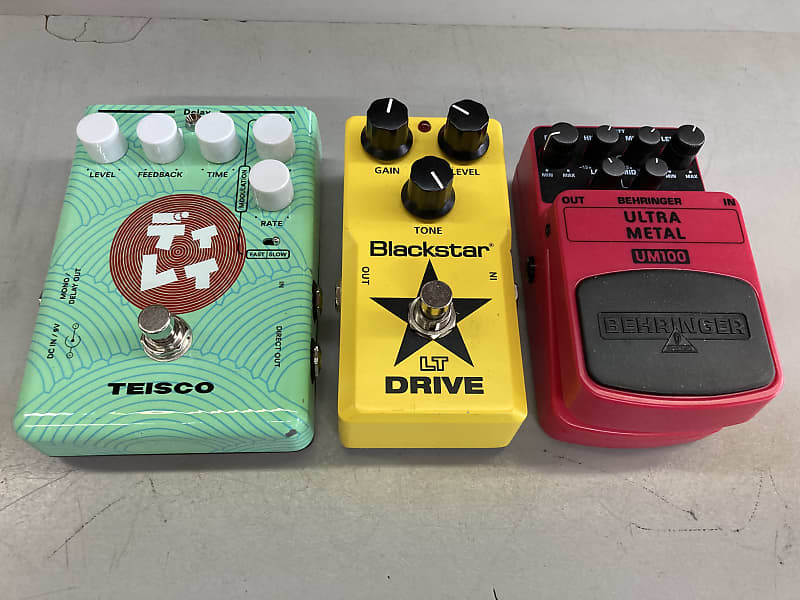 Non- Functioning Teisco Delay Blackstar LT DRIVE & Behringer | Reverb