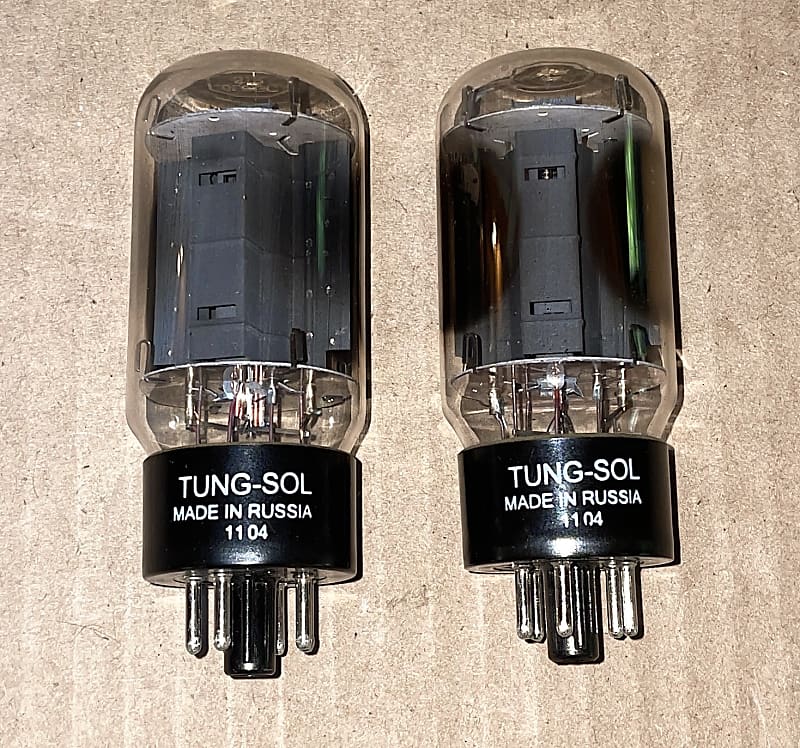 Pair of Tung-Sol 6L6GC STR Power Tubes! | Reverb