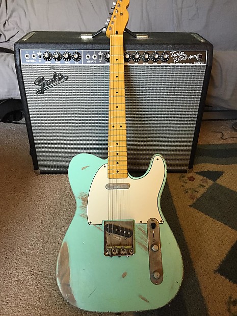 Strauss Custom 50's Distressed Telecaster with Texas Special | Reverb
