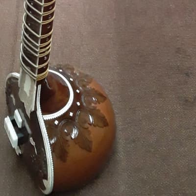 P. & Brothers double Gourd Sitar w/case | Reverb