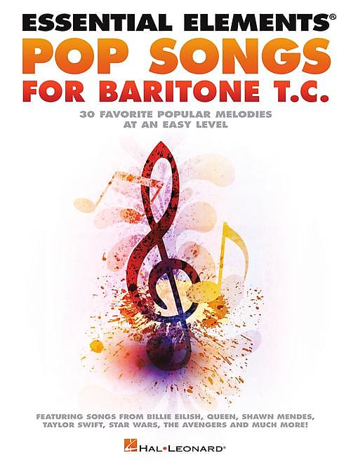 Essential Elements Pop Songs For Baritone T C Essential | Reverb