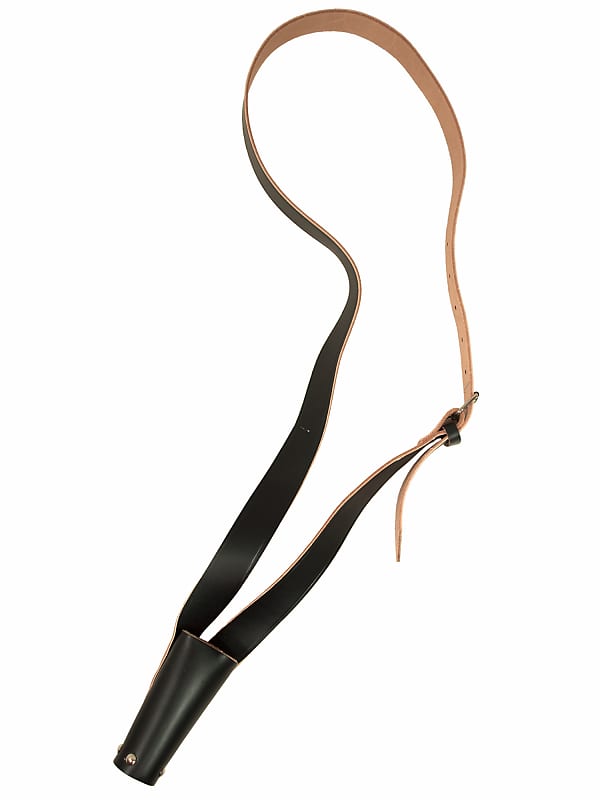 Sandner Lyra Tragegurt Leder, schwarz | Reverb