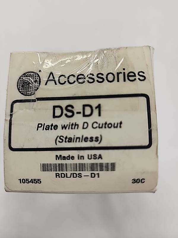 RDL DS-D1, Single plate for standard and specialty connectors | Reverb