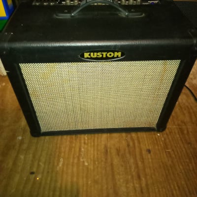 1960s Kustom 200 (Model K200B5) Amp Head Black Tuck & Roll | Reverb