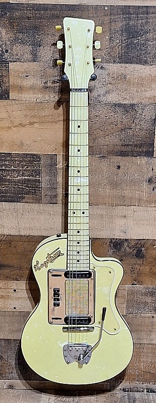 1962 Hagstrom Standard 80 P24 - MOTS Pearl White - W/ | Reverb