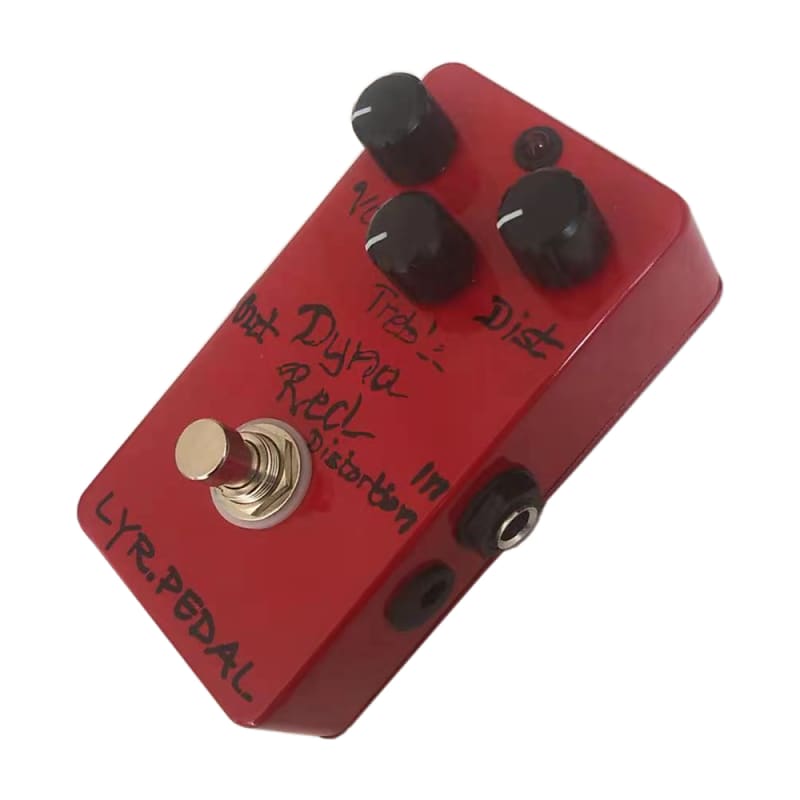 ly rock Red Distortion Pedal True Bypass By Handmade Free | Reverb