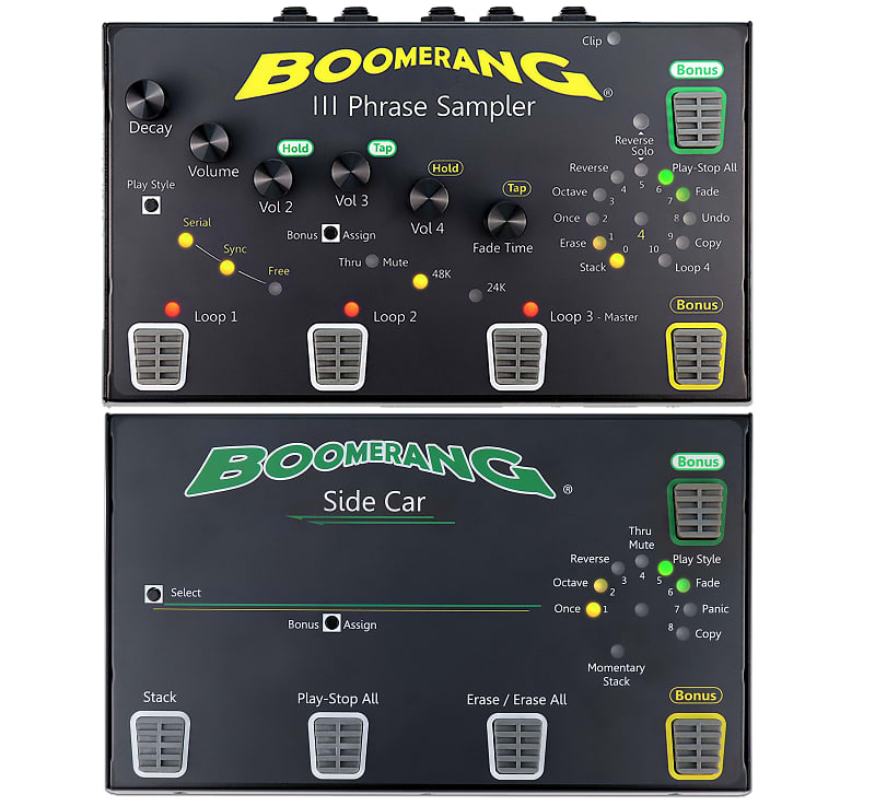Boomerang Phrase III Sampler with Side Car (Warranty | Reverb