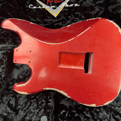 MJT Stratocaster body 2023 - Candy apple red | Reverb