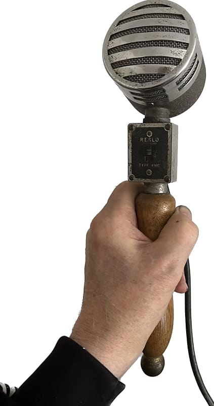 Rare 1930's RESLO England Model VMC Dynamic Microphone, | Reverb