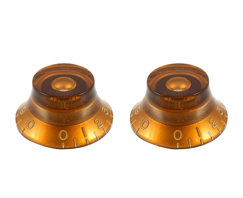Allparts Vintage Gibson Style Amber Bell Knobs | Reverb UK