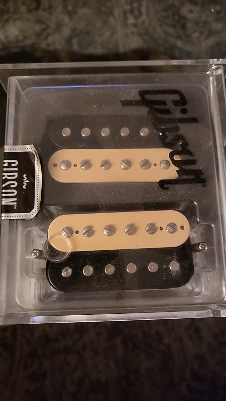 Gibson Burstbucker '61 Zebra Humbucker Pickups Set 2014 Zebra | Reverb