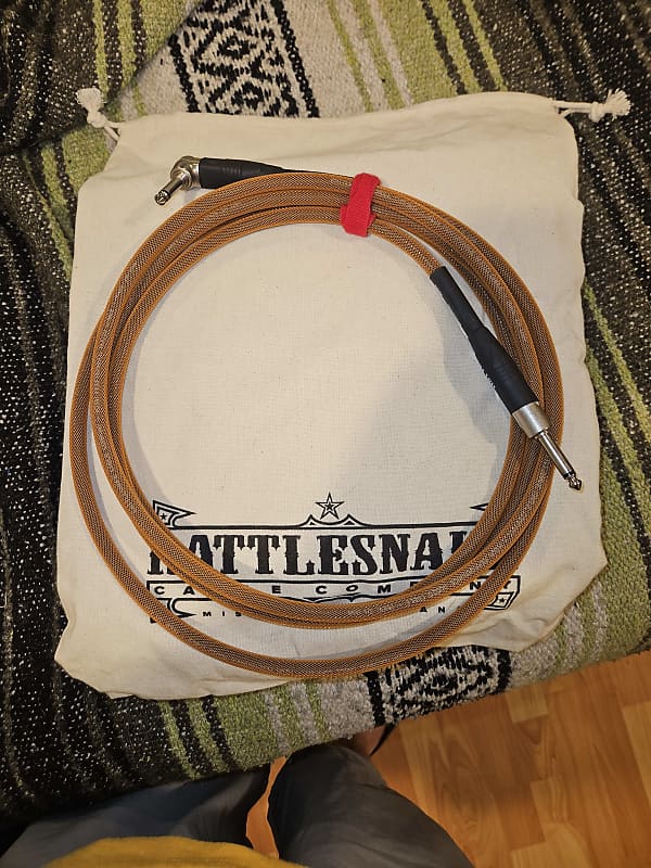 Rattlesnake Cable Company 10ft Standard Instrument Cable- | Reverb