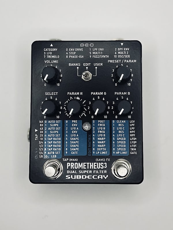 Subdecay Prometheus 3 Dual Super Filter (Mint) | Reverb