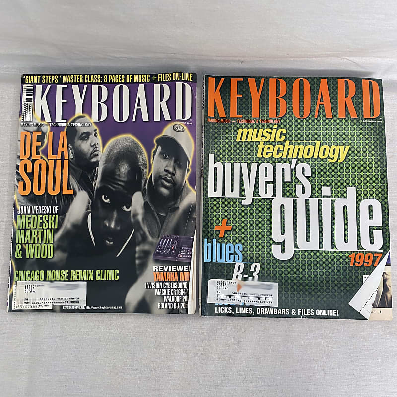 Keyboard Magazine 1996 X-files Mark Snow, Tom Coster, De La | Reverb