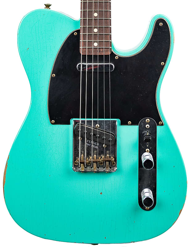 Fender Custom Shop 63 Telecaster Relic - Sea Foam Green | Reverb UK