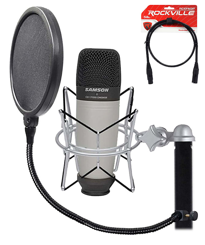 Samson C01 Studio Condenser Recording Microphone+Shock | Reverb
