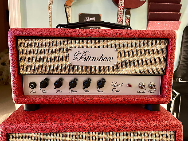 Rare Bumbox Lead 1 2007 and 2-10 cab, British Red Garnet | Reverb