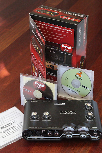 Line 6 POD Studio UX2 with POD Farm 2.5 and Reason Limited | Reverb