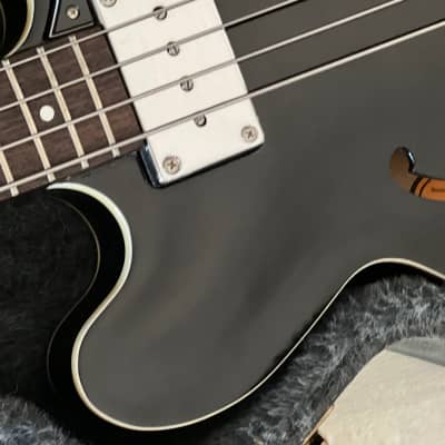 Epiphone Rivoli Bass Guitar 1994 - Ebony 30 Year old MINT! | Reverb